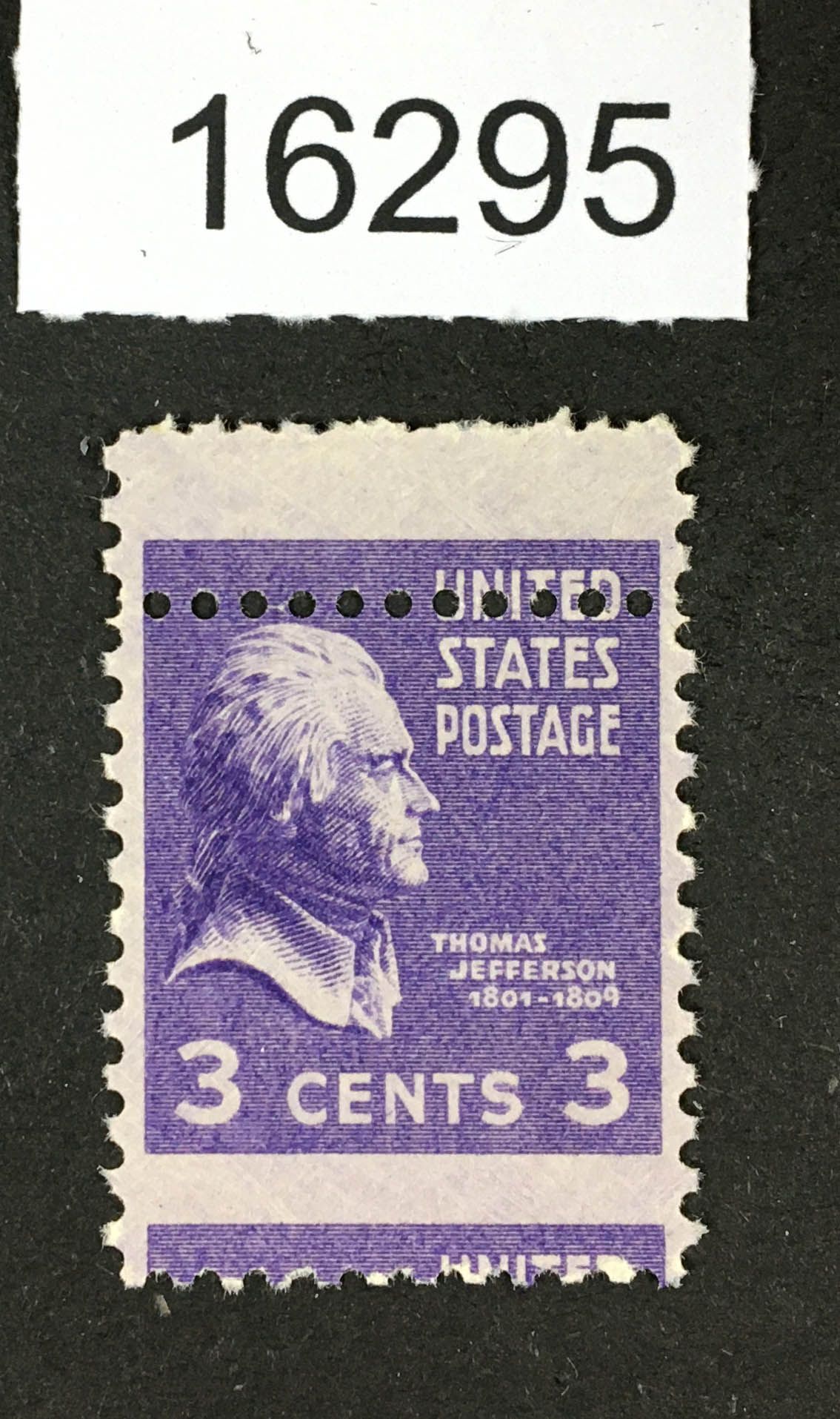 US Stamps # 807 VAR. Mint OG NH Misperf LOT #16295 | United States ...