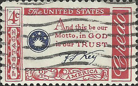 # 1142 Used Francis Scott KEY Quotation | United States, General Issue ...