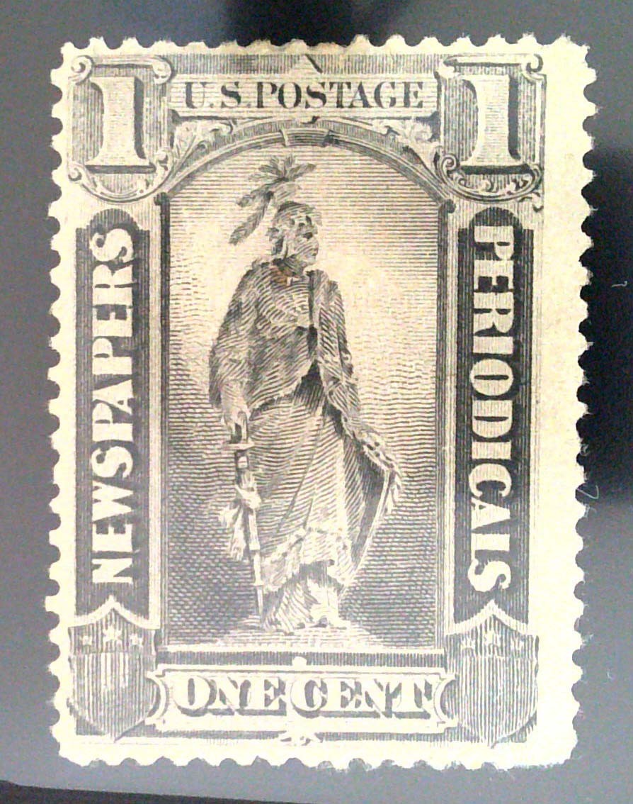 Scott#PR81 - VG - 1c Gray Black - Newspaper Stamps- NG - 1885 | United ...
