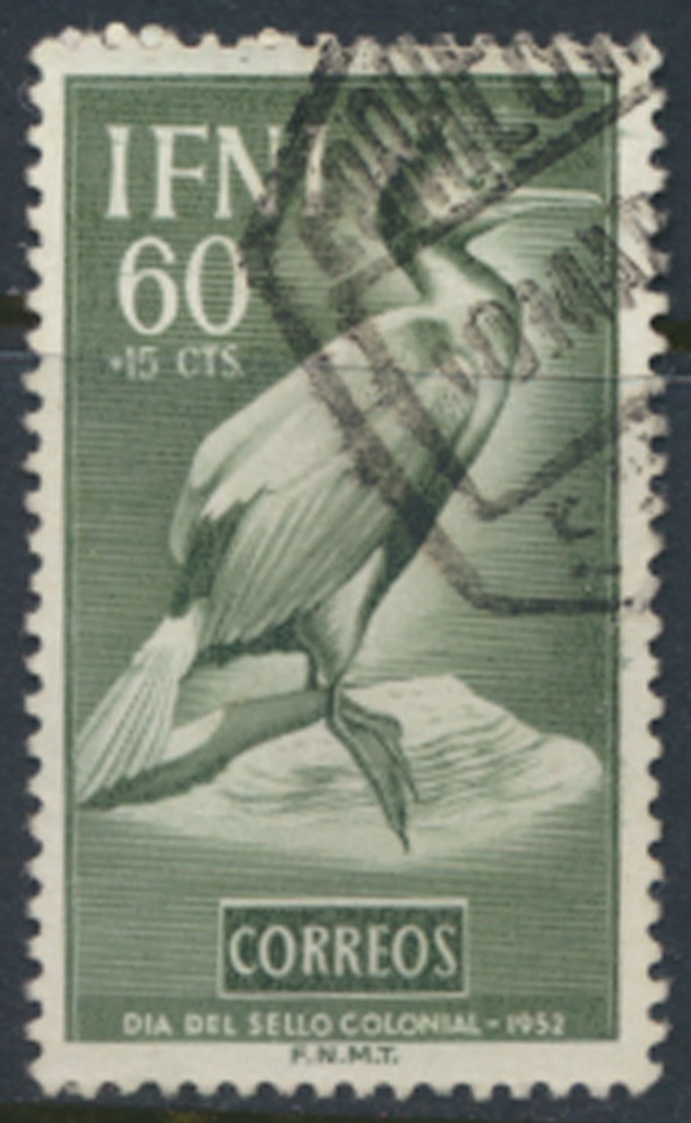 IFNI Spain SC# B12 Used Birds Stork see details/scans | Europe - Spain ...