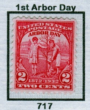 SC# 717 - (2c) - Arbor Day - Used Single | United States, General Issue ...