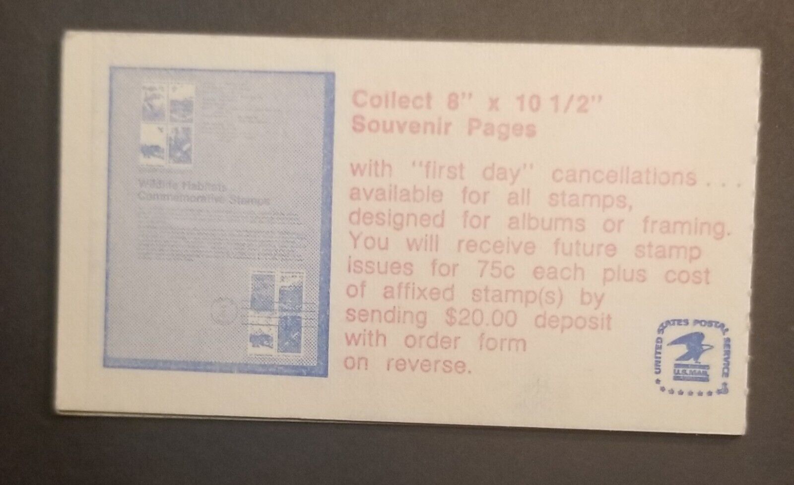 US Stamps Scott 1896 (BK139) 1981 Flag Over Supreme Court Booklet of 6 ...