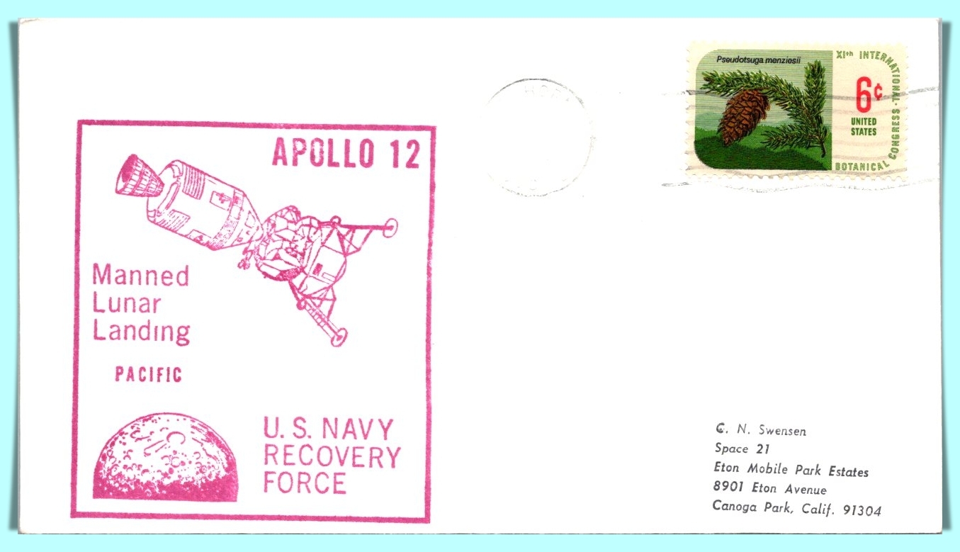 U.S. Navy Recovery Force Apollo 12 U.S.S. Hornet FDC | United States ...