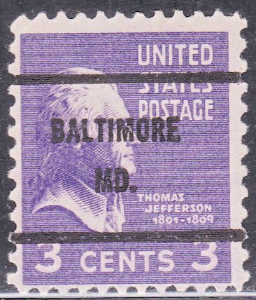 Precancel - Baltimore, MD PSS 807-61 Bureau Issue | United States ...