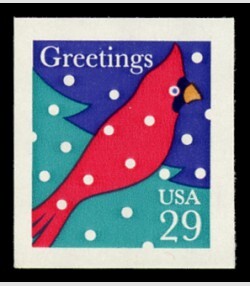 U.S.#2874 Cardinal Bird 29c Booklet Die Cut Single, MNH. | United ...