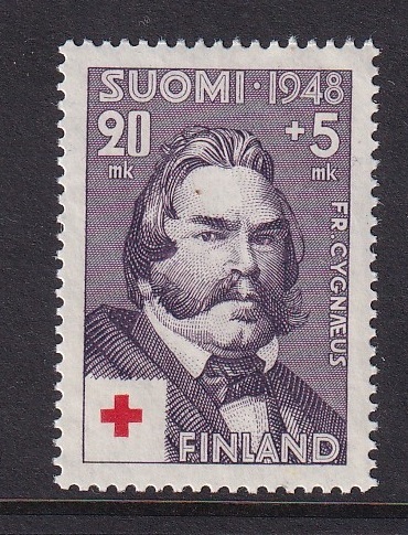 Finland #B90 MNH 1948 Red Cygnaeus 20m | Europe - Finland, Semi-Postal ...