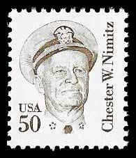 PCBstamps US #1869e 50c Chester Nimitz, MNH, (9) | United States ...