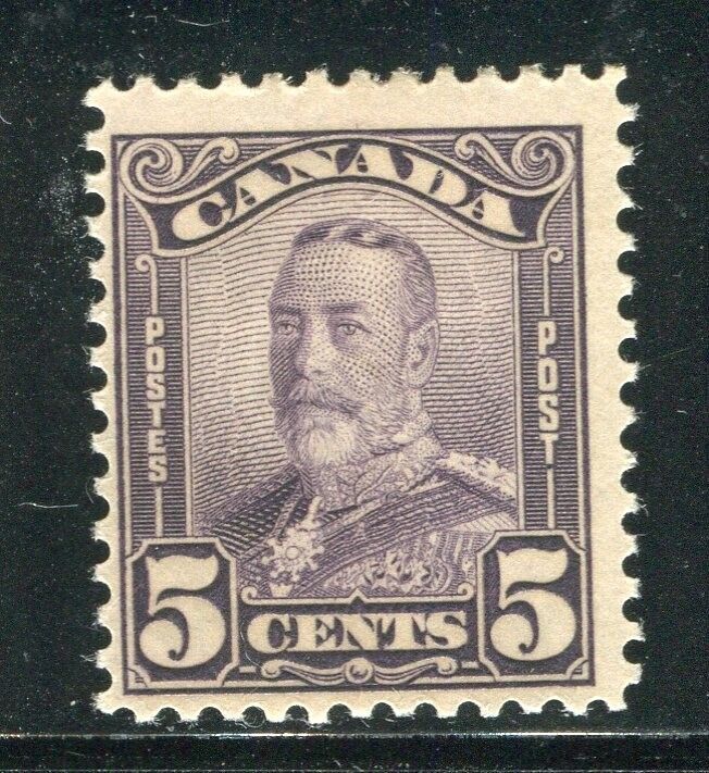 CANADA; 1928 early GV portrait issue Mint hinged 5c. value | Canada ...