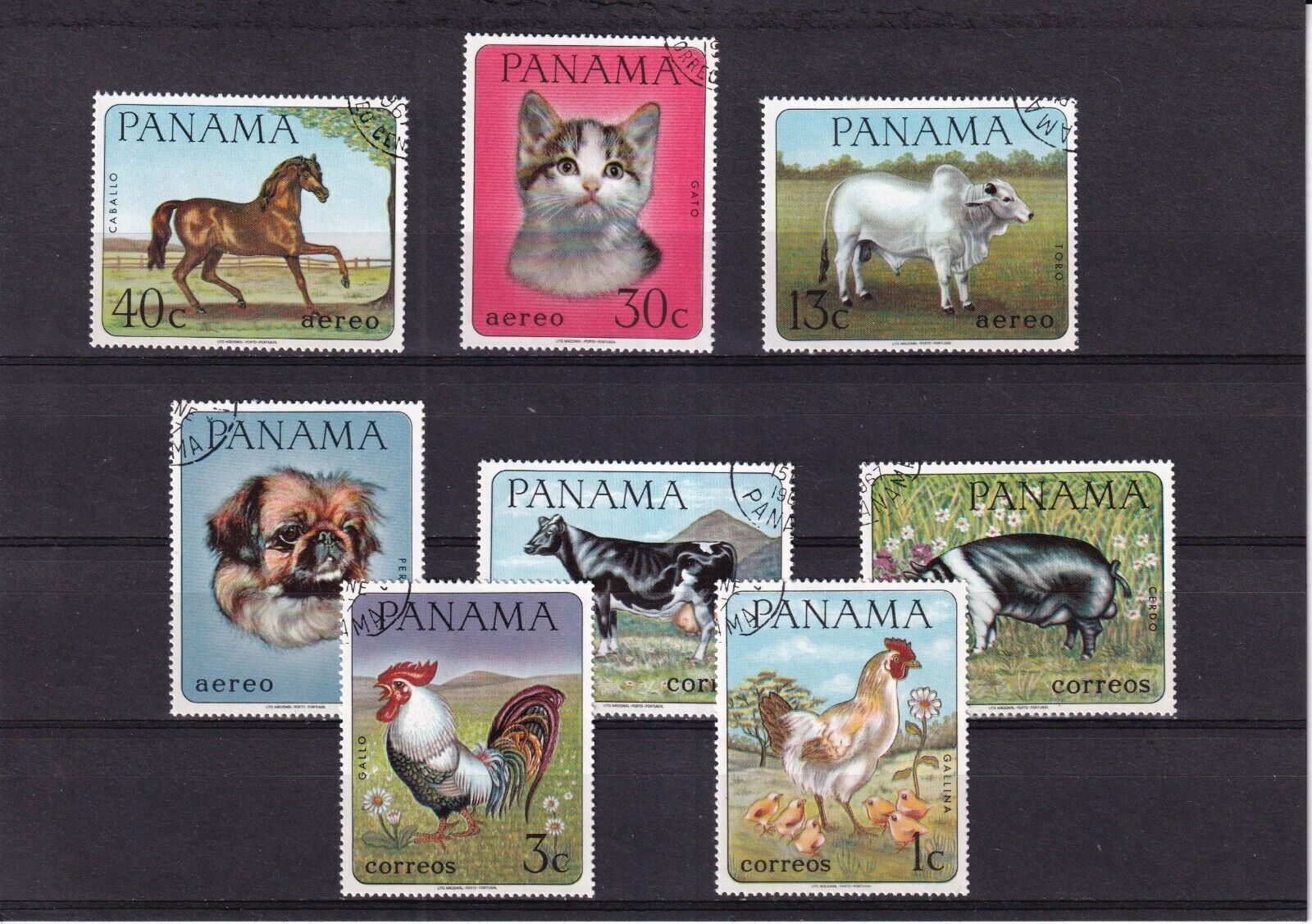 SA32k Panama 1967 Domestic Animals used stamps | Central & South ...
