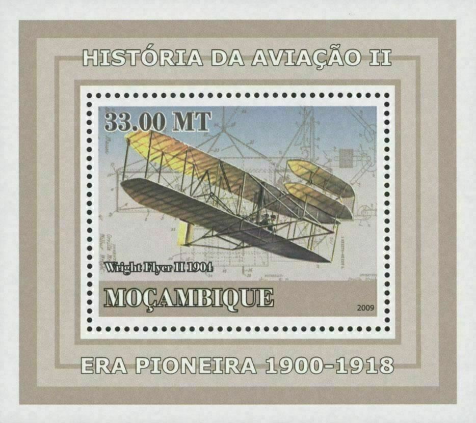 Aviation History Wright Flyer Pioneer Mini Souvenir Sheet Mint NH ...
