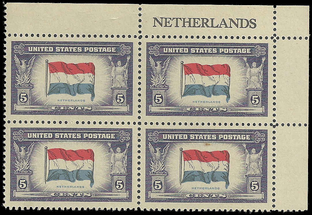 US - 913 - Plate Block - MNH - SCV-1.25 | United States, General Issue ...