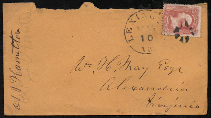 US #88 EARLY CLASSIC COVER, EST $24-30.00 Rare classic, stamp has bold ...