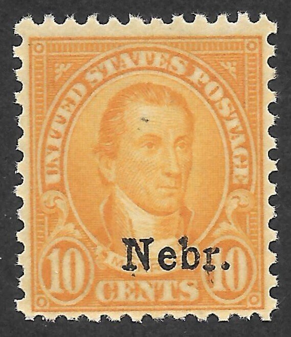 MNH 1929 Nebr. Overprint 10c Scott #679** | United States, General ...