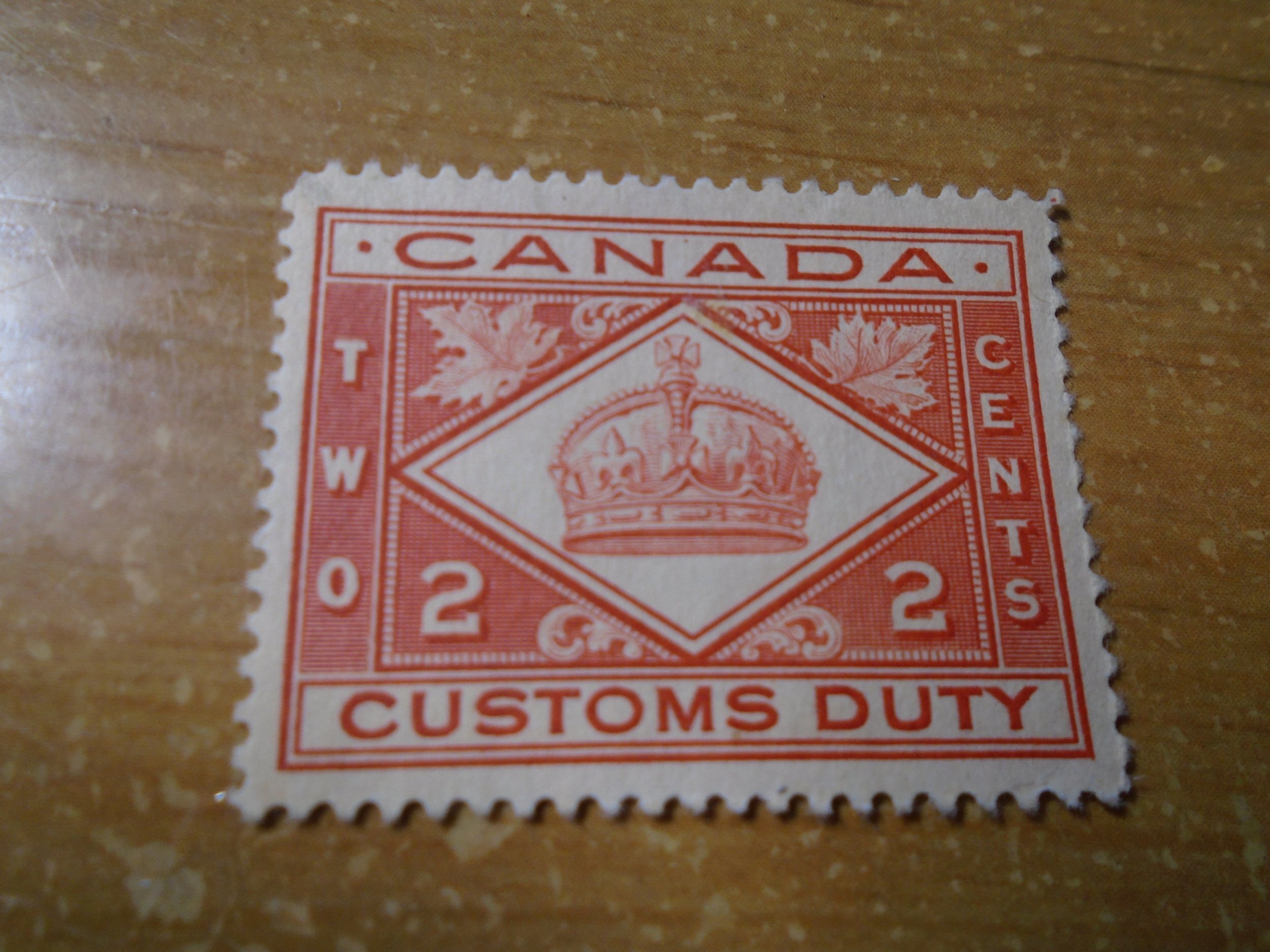 Canada Revenue stamp van Dam # FCD2 no gum | Canada, General Issue ...