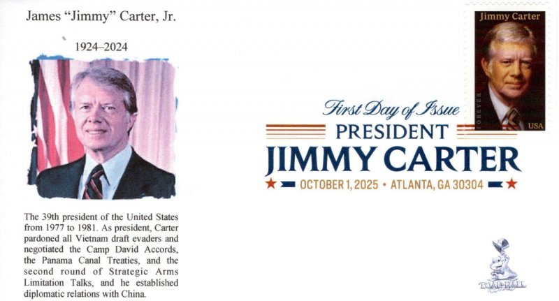 Jimmy Carter FDC w/ Digital Color Pictorial (DCP) cancellation | United ...