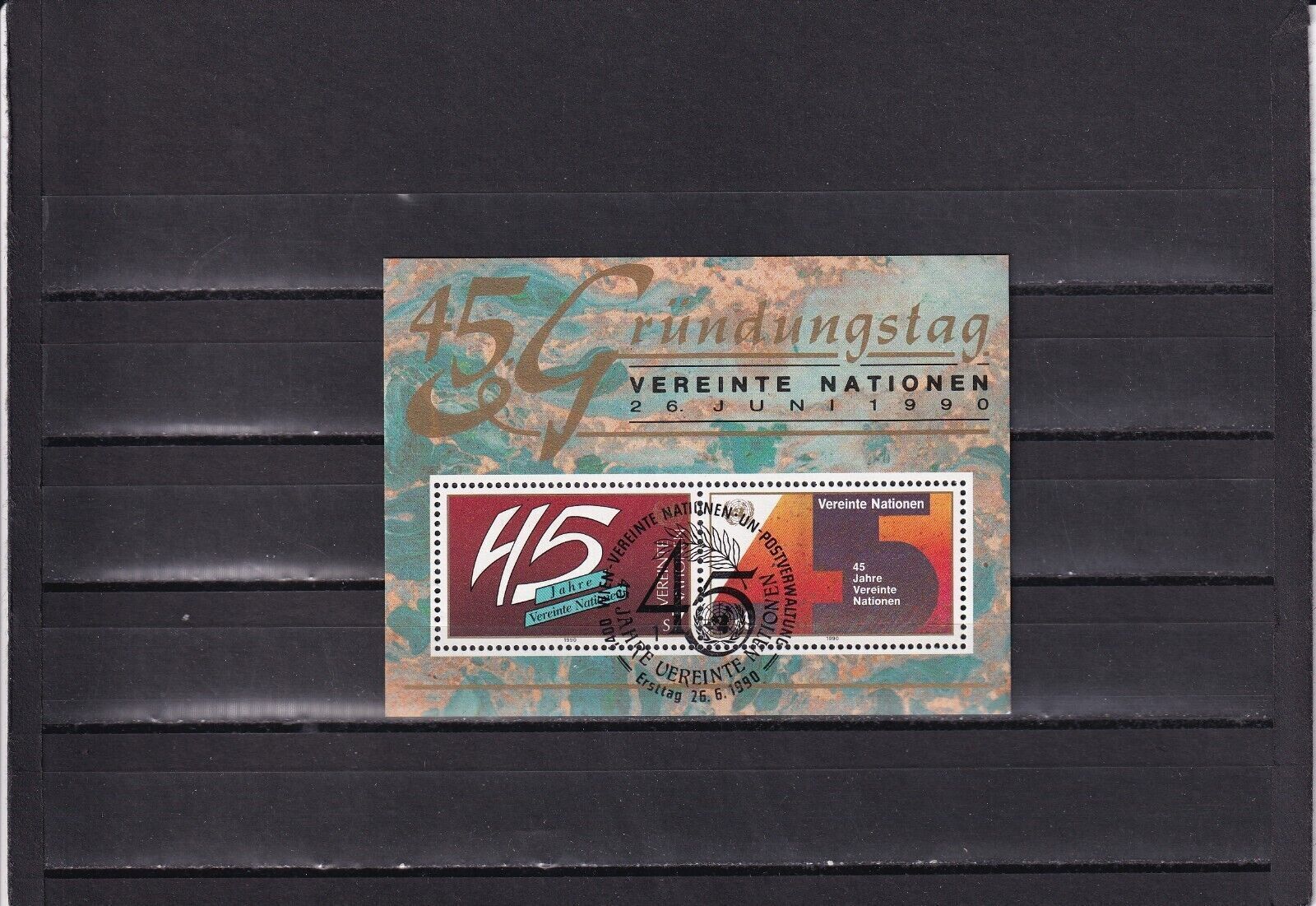 SA03 United Nations Vienna 1990 The 45th Anniversary of the UN ...