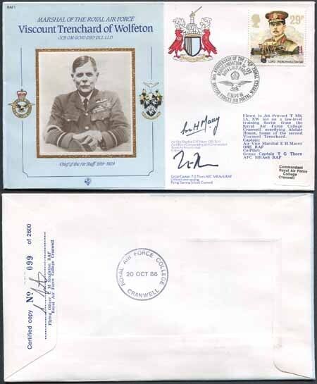 CDM1 RAF COMMANDERS SERIES Viscount Trenchard Air Vice Marshal Macey ...