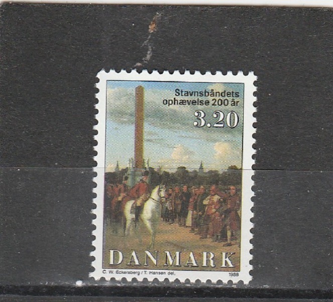 Denmark Scott# 853 MNH (1988 Abolition of Stavnsbaand) | Europe ...