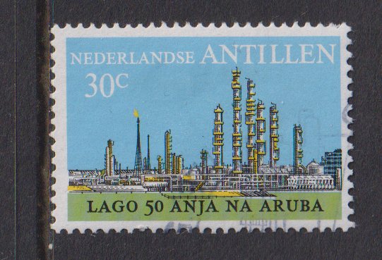 Netherlands Antilles #362 used 1974 oil industry 30c | Europe ...
