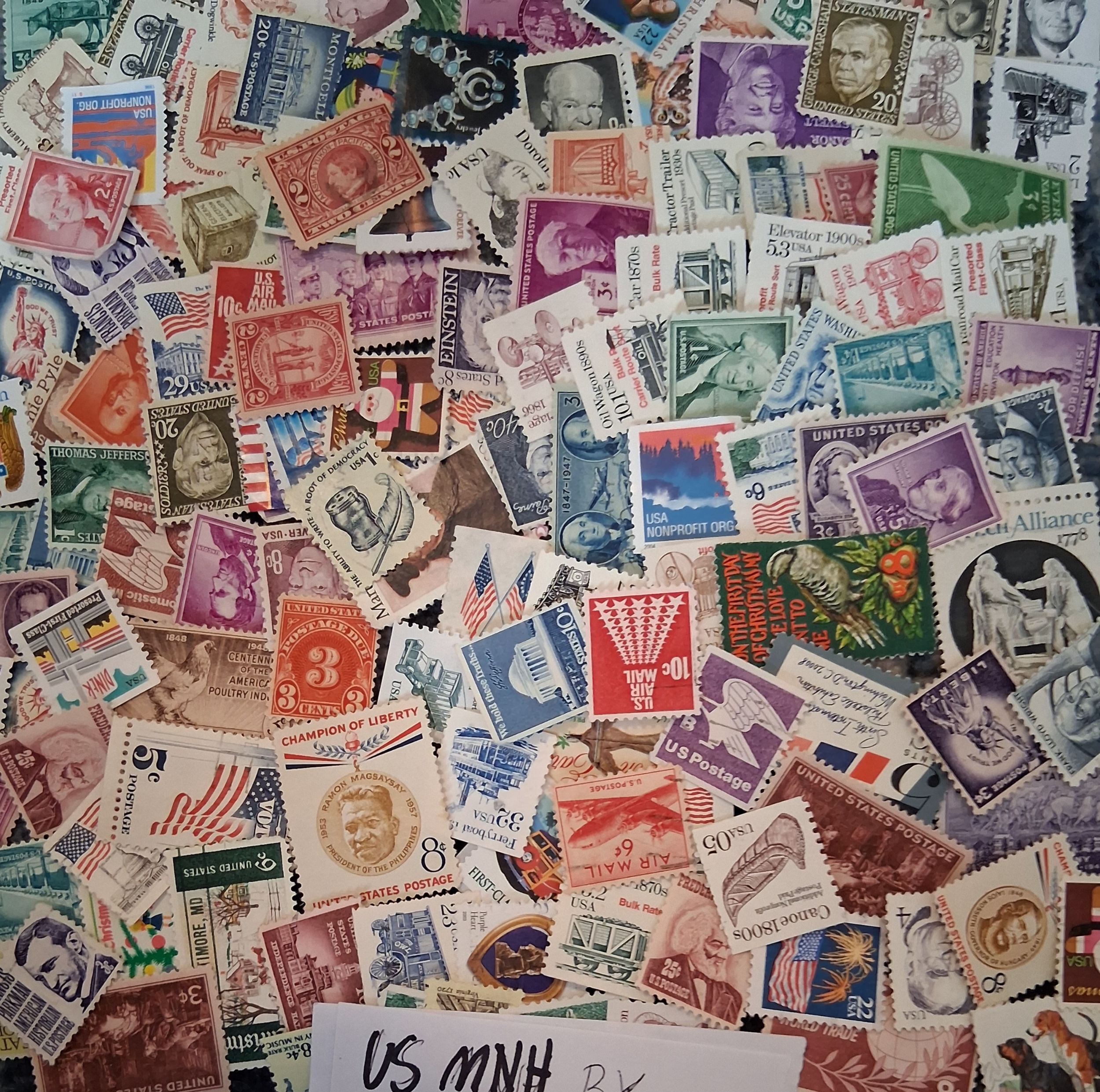 50 US Different Stamps MNH Mint Unused Mint Lot Vintage Collection ...