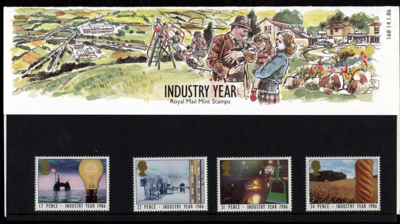 GB 1129-1132, Industry Year, Presentation Pack,VF, MNH / HipStamp