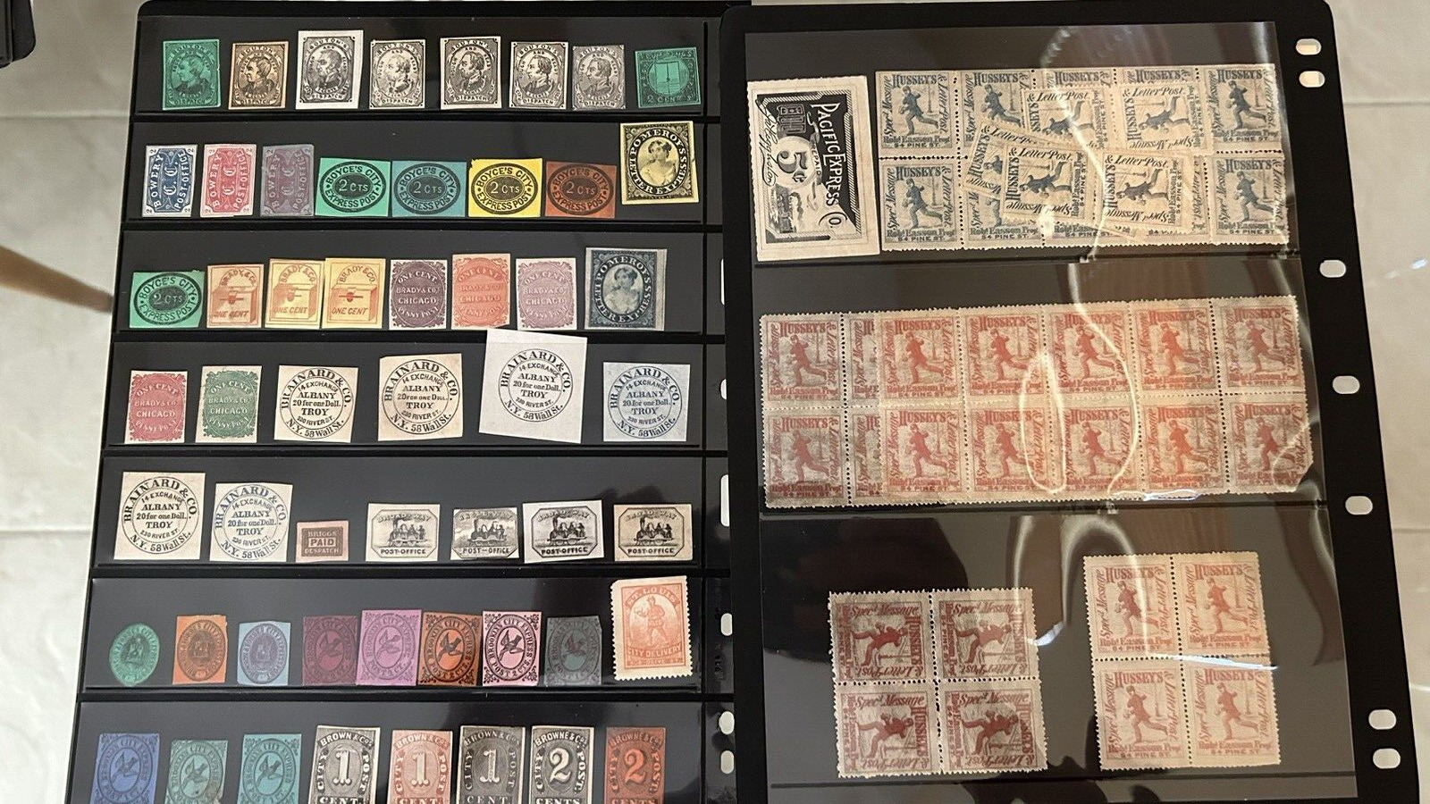 Locals and Carriers' Forgery, Bogus & Genuine LOT of 1700+ Stamps ...