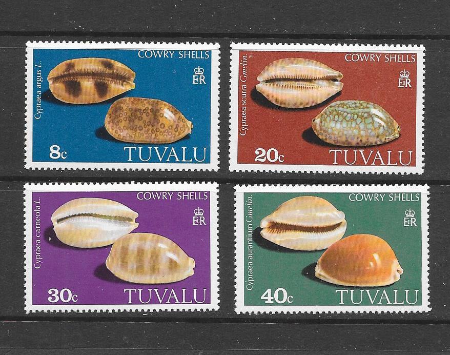 Shells - Tuvalu #129-32 MNH | Australia & Oceania - Tuvalu, General ...