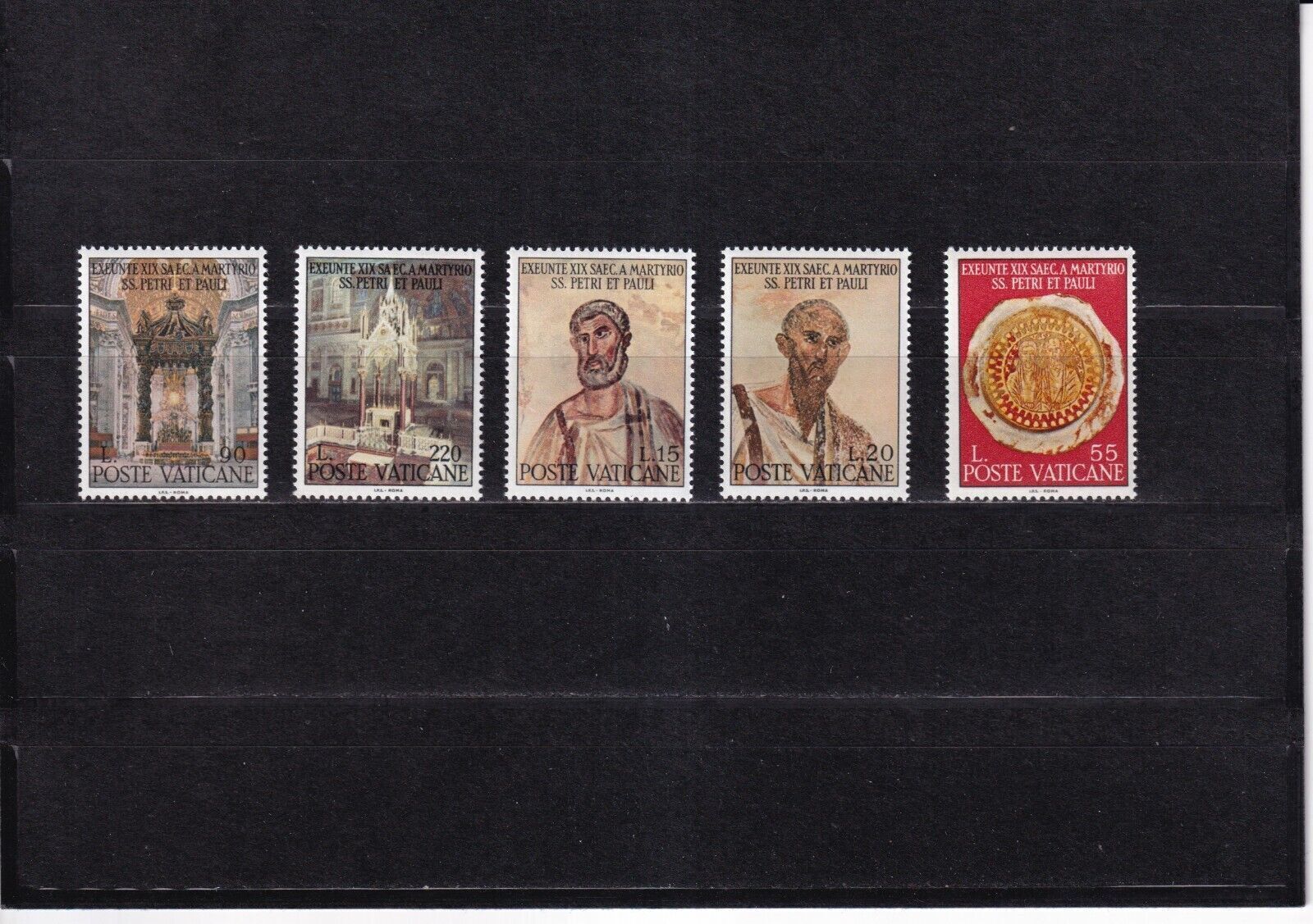SA34d Vatican 1967 19th centenary of martyrdom of Saints Peter&Paul ...