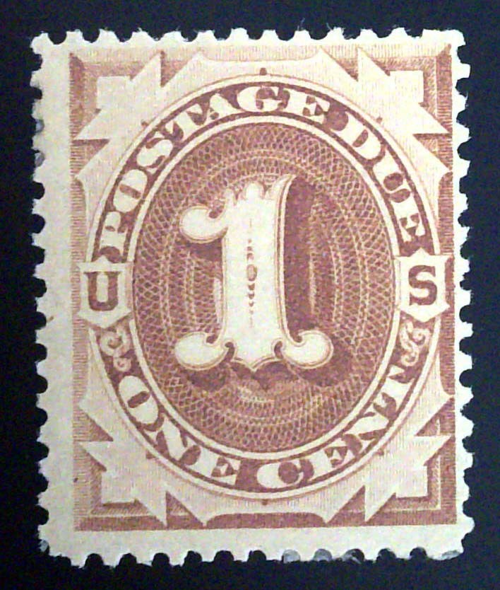Scott #J1 - F - 1c Brown - Postage Due - OG HR - 1879 | United States ...