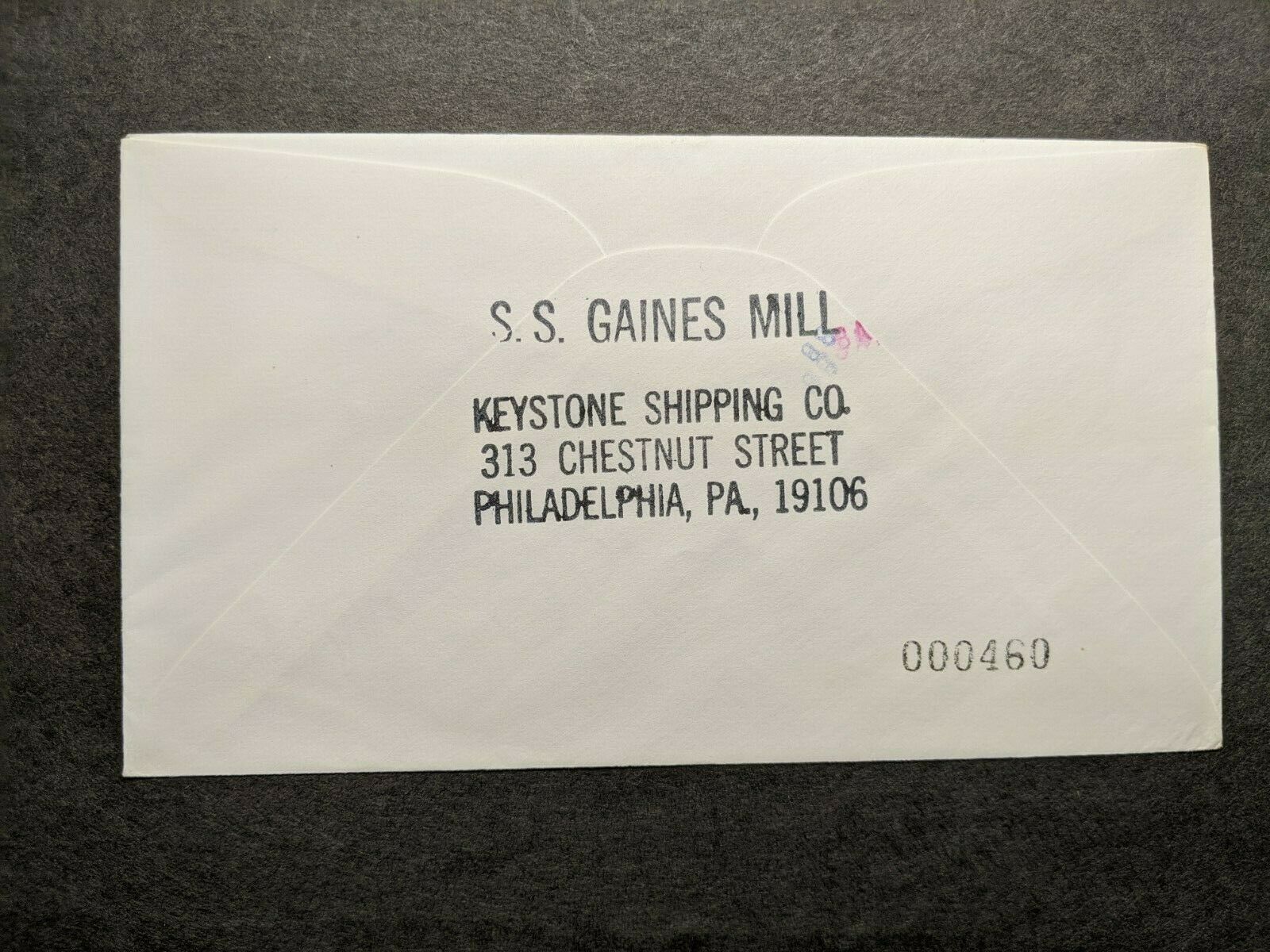 Tanker Ship SS GAINES MILL, KEYSTONE SHIPPING Co Naval Cover 1975 ...