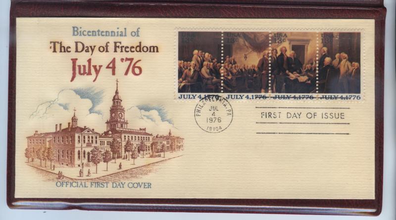 USA - First Day of Issue July 4 1976 Bicentennial of the day of Freedom ...