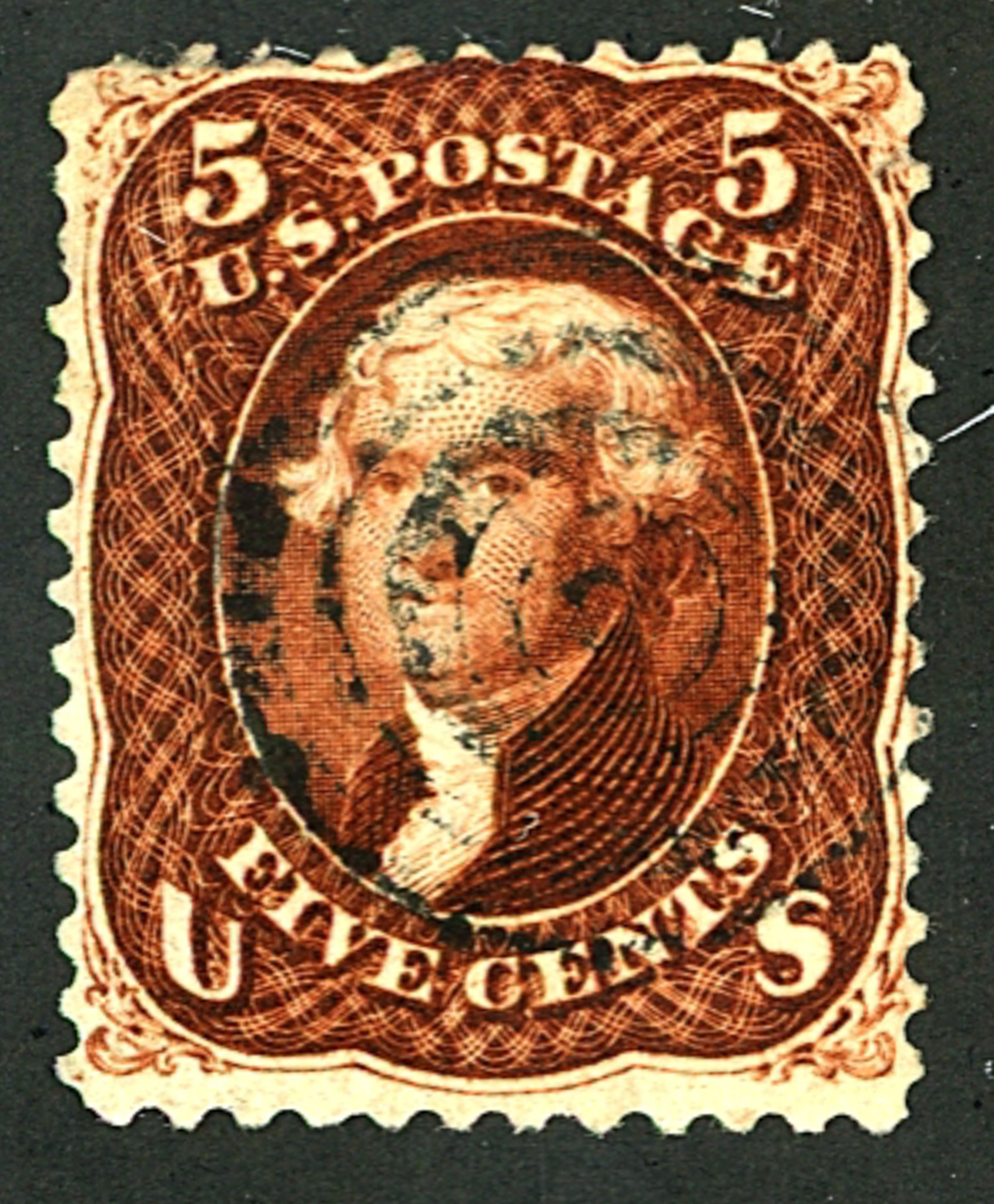 U.S. #75 USED | United States, General Issue Stamp / HipStamp