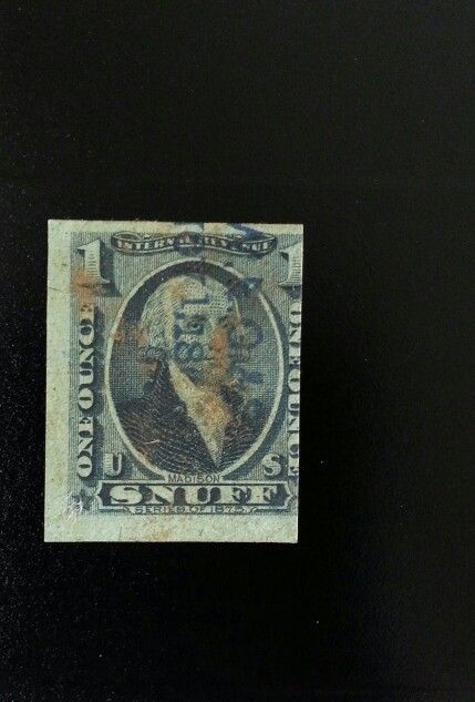 1875 U.S. Internal Revenue Class A Snuff One Ounce Madison TE63 Rare ...