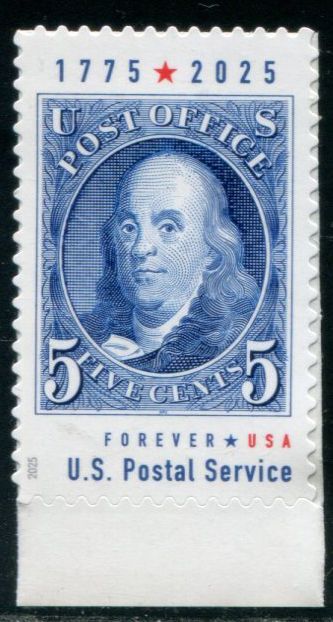 6024 US (78c) USPS 250th Anniversary - Ben Franklin SA, MNH sgl ...