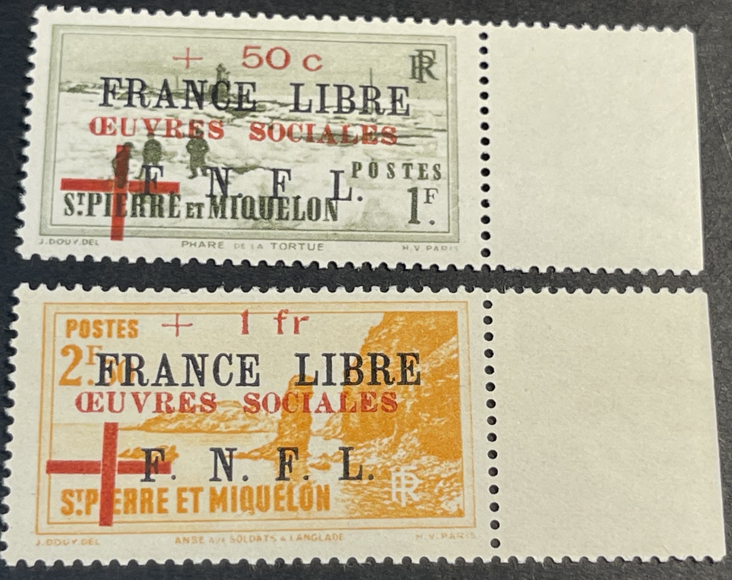 ST.Pierre & Miquelon # B9-B1-Mint/Never Hinged--Complete Set--Semi ...