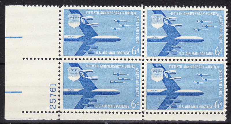 MOstamps - US Scott #C49 Mint OG NH Plate Block - Lot # DS-7532 ...
