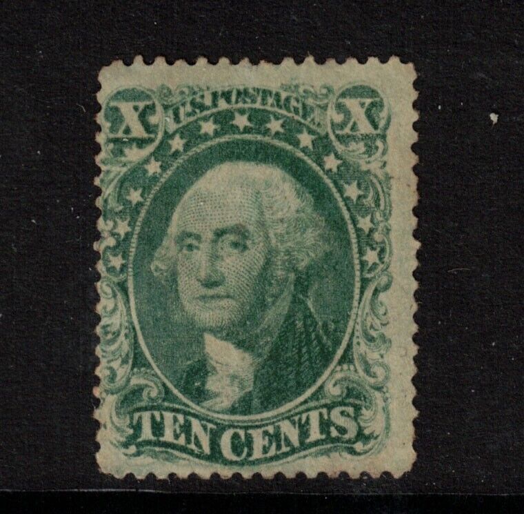USA #32 Mint Fine Original Gum Hinged - Small Thin **With Certificate ...