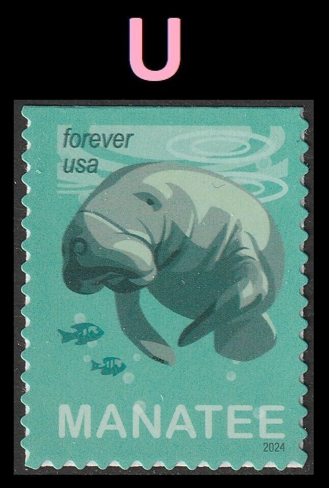 US 5851 Save Manatees F single 3SP MNH 2024 | United States, General ...
