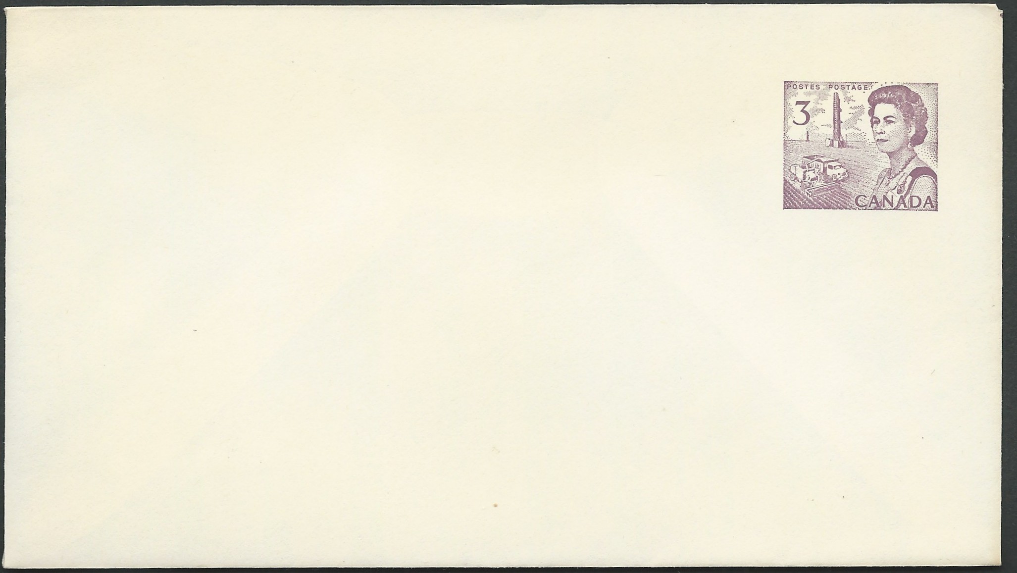 Canada - Envelope 3c QE II Centennial Issue (1) Unused | Canada, Postal ...