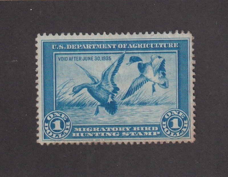 US Sc #RW1 Used Federal Duck Hunting Stamp (S30503) | United States ...