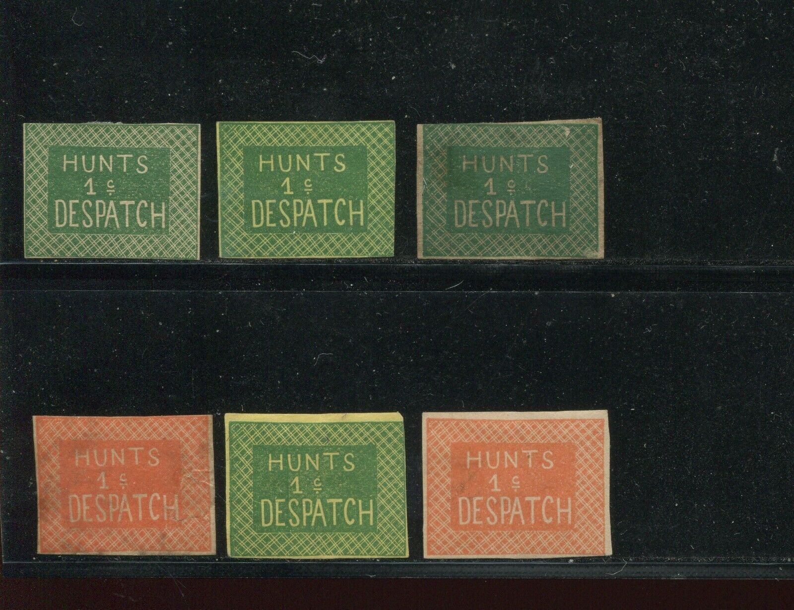 Hunts Despatch Post Bogus Local Stamp Reference Lot Bx4568 | United ...