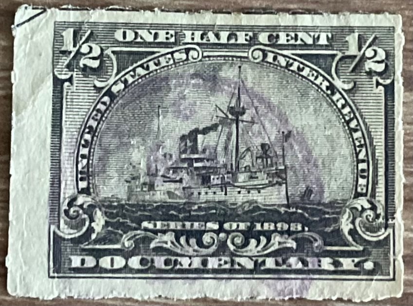 US #R162 Used Single Battleship L23 | United States, Revenues Stamp ...