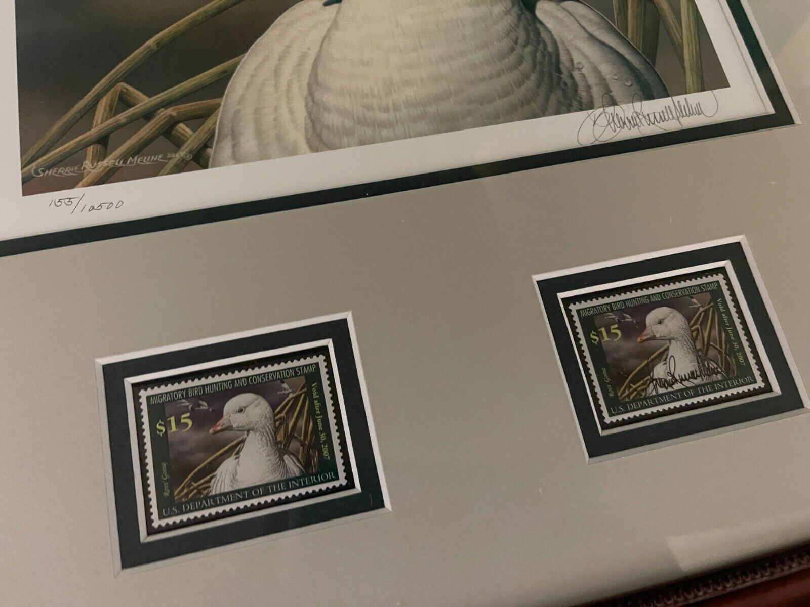 2006 Hunting Federal Duck Stamp Print #RW73 Ross's Goose by Sherrie ...