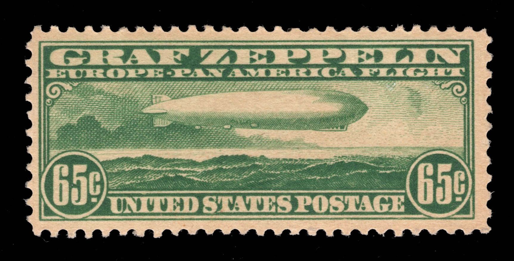 US Stamps # C13 Graf Zeppelin Mint OG NH $275 LOT #33131 | United ...