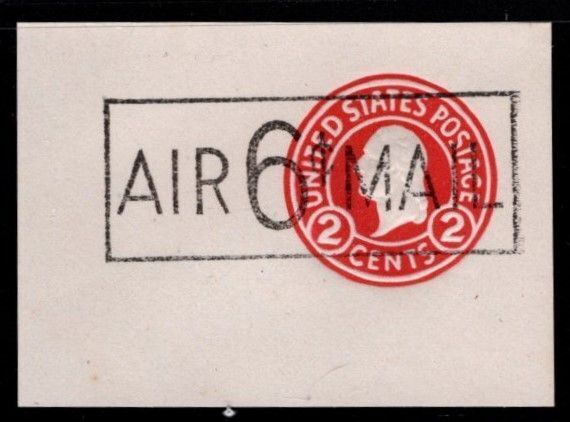 #UC8 Washington Surcharged FC Cut Square - Mint | United States, Postal ...