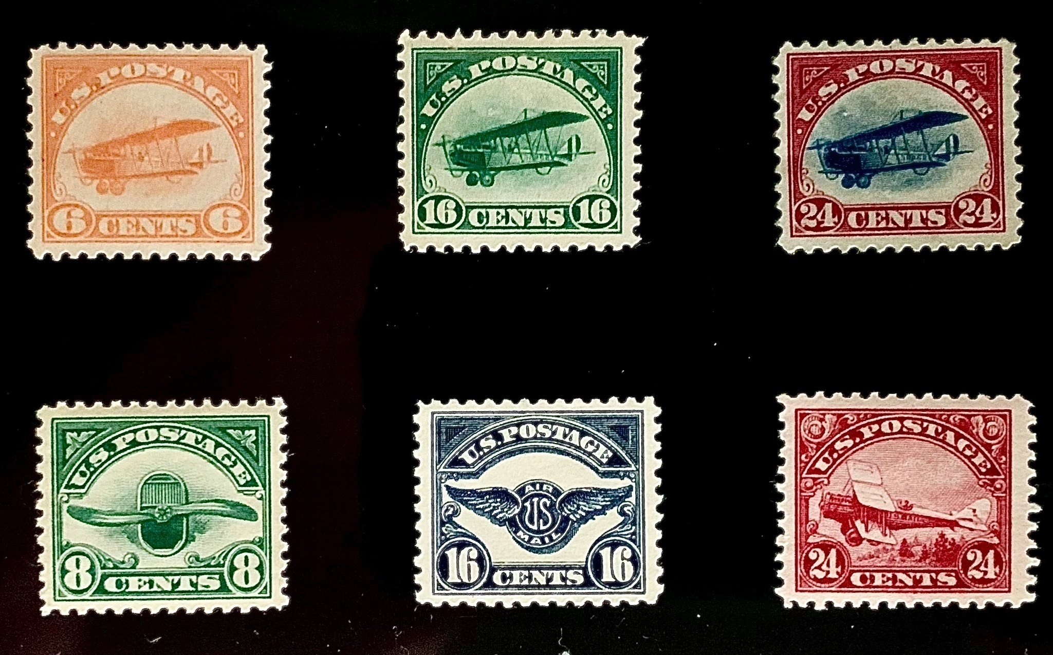 US C1-C6 complete set MINT. VF/XF See description. | United States, Air ...