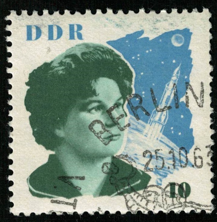 1963 Space, DDR, Germany 10Pfg. (ТS-803) | Europe - Germany & Colonies ...