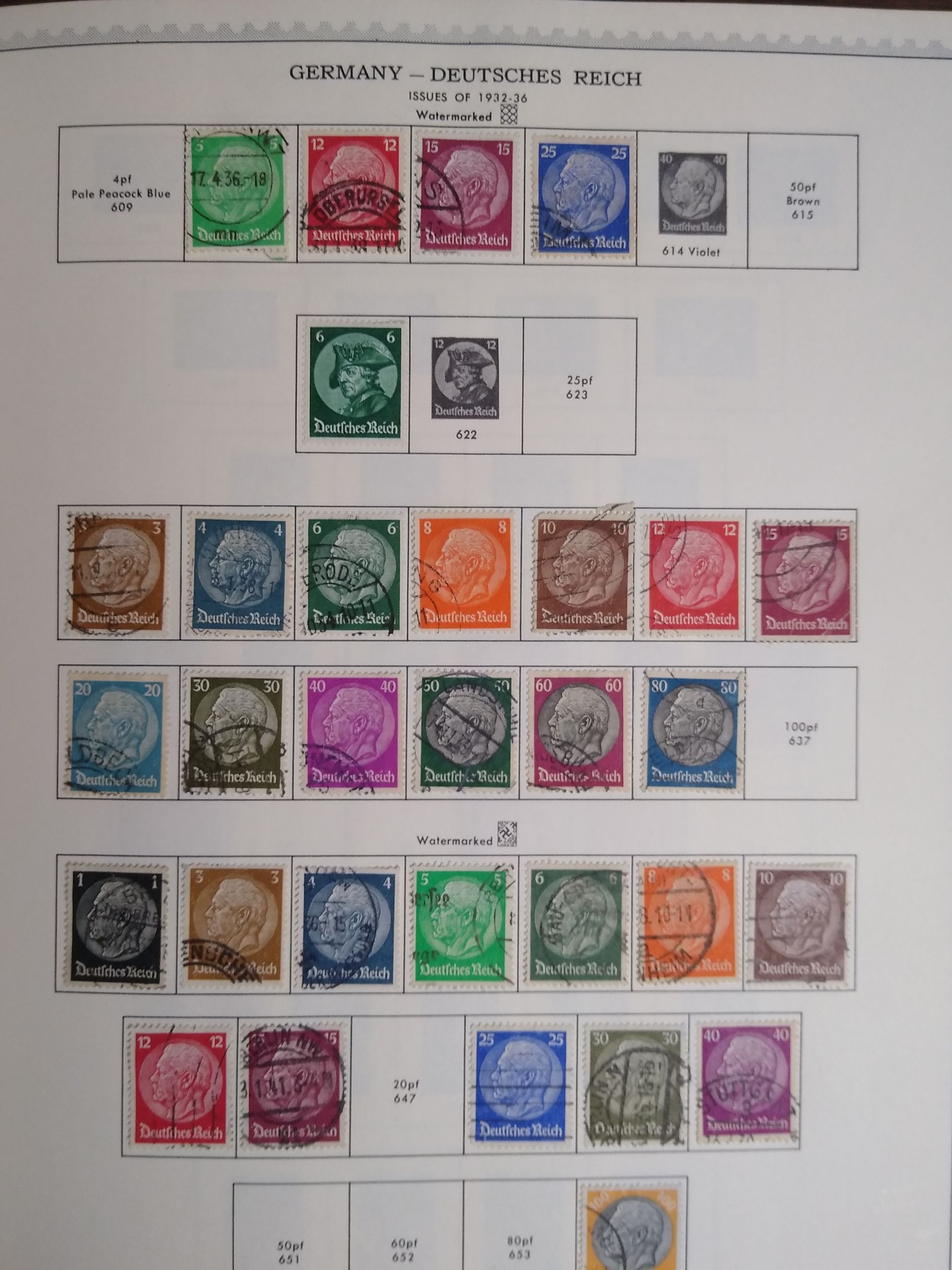 collection in album Germany and area to 1976 not catalogued | Europe ...
