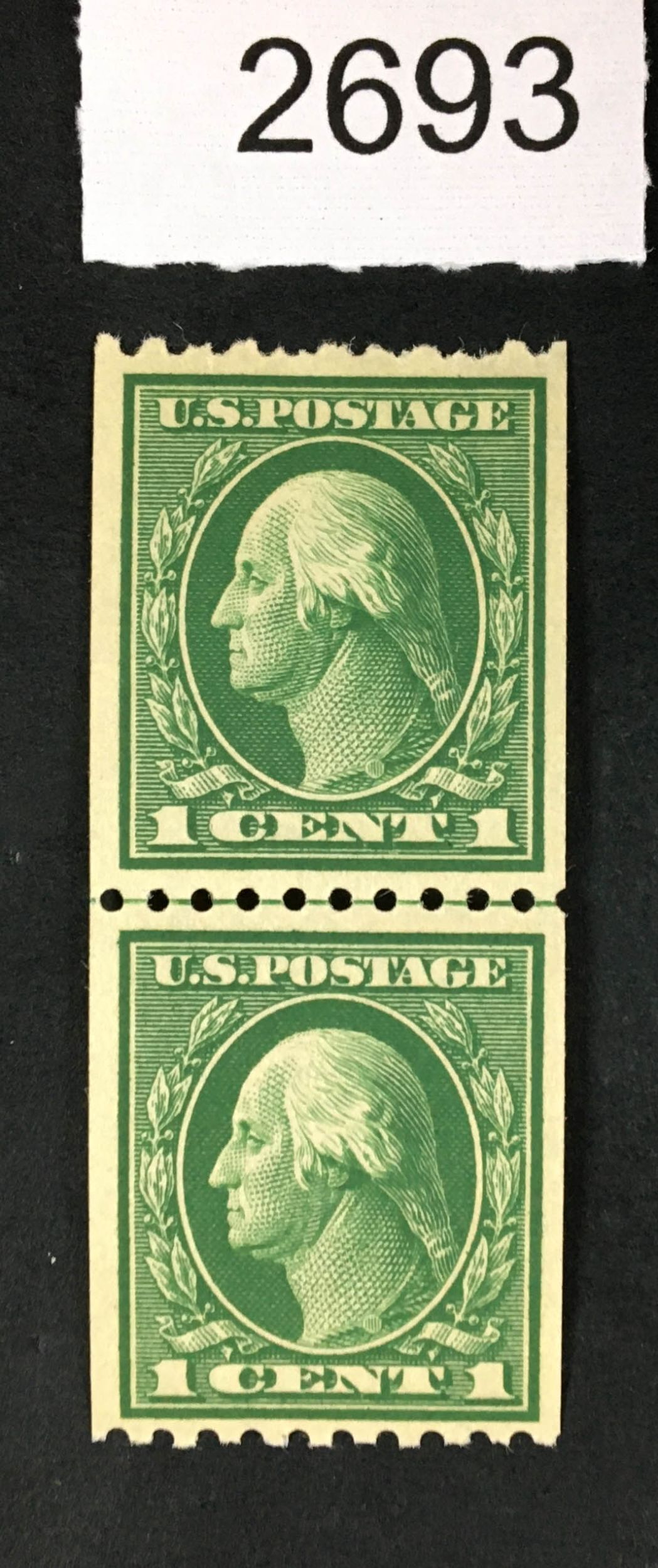 US Stamps # 486 Mint OG NH Line Pair LOT #2693 | United States, General ...