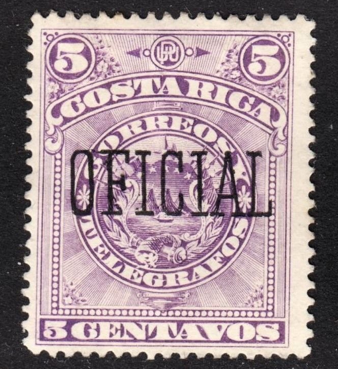 Costa Rica Scott O33 F+ unused no gum. FREE... | Central & South ...